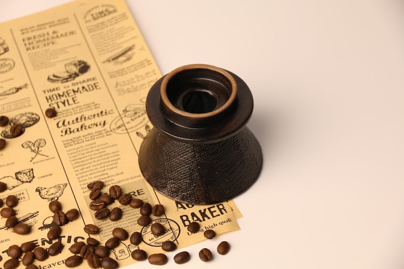 Handmade Ceramic Pour Over Coffee Set – Coffee Dripper + Jug, Wabi-sabi ...