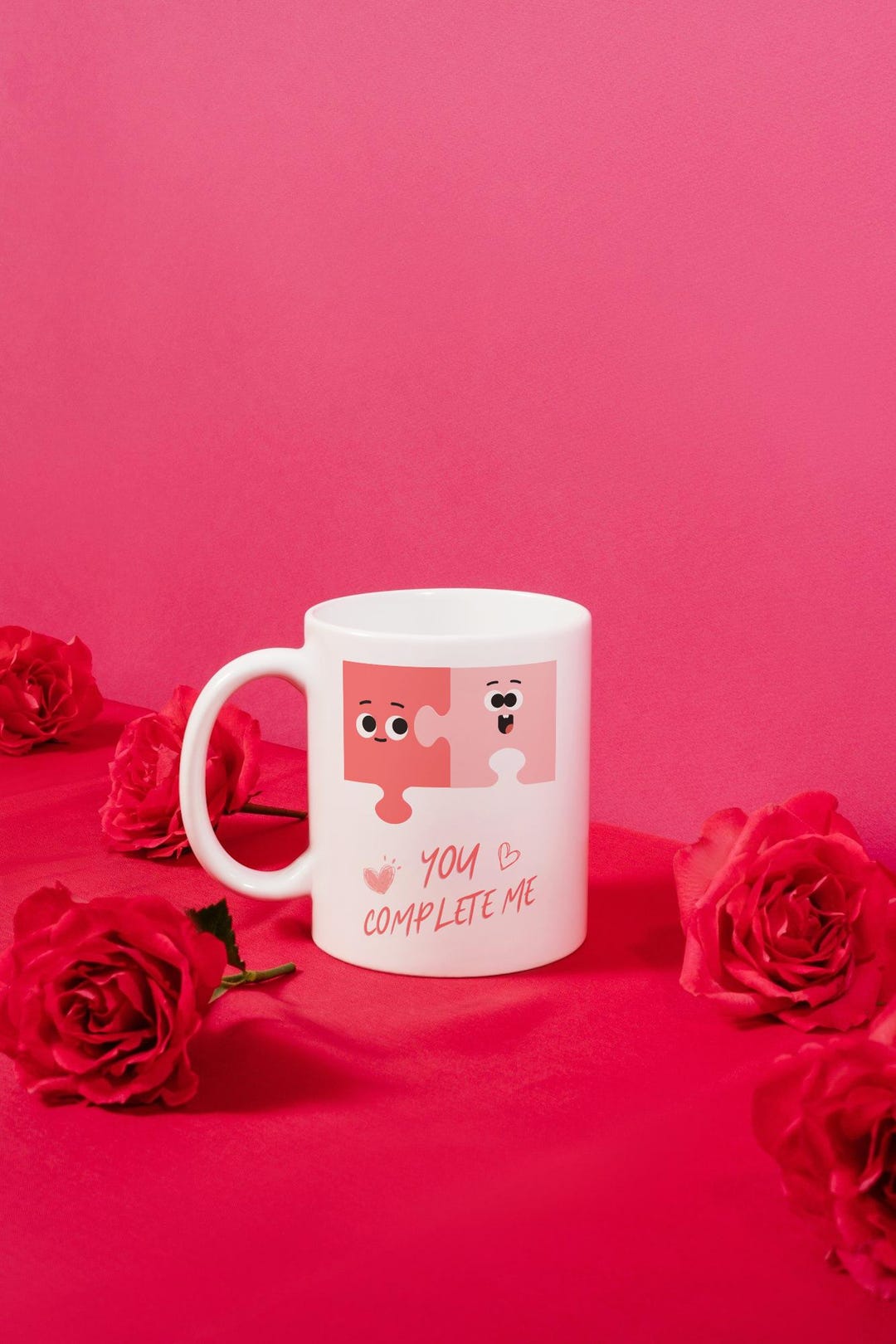 You Complete Me Mug | Romantic Couple Mug | Valentine’s Day Gift ...
