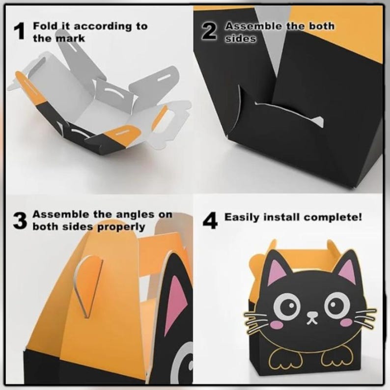 24 Pack Halloween Treat Boxes for Kids – Cute Pumpkin, Ghost, Witch ...