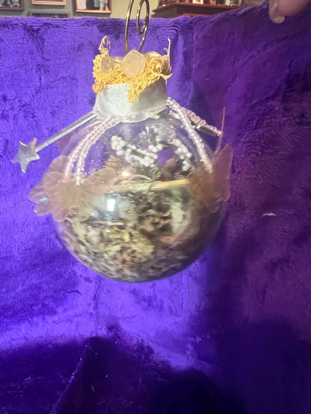 Faerie Joy Witch Ball • Sparkling Happiness Charm • Enchanted Fae ...