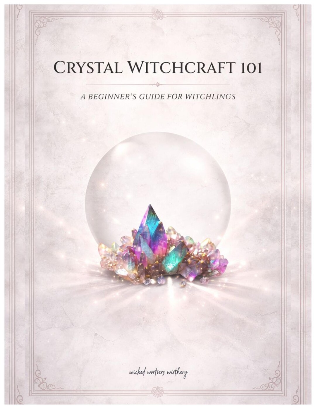 The Crystal Grimoire for Witchlings, A Gentle Guide to Crystal Magic - Etsy