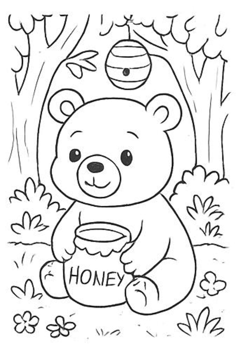 10 Animal Coloring Pages – Printable Coloring Sheets for Kids – Digital ...