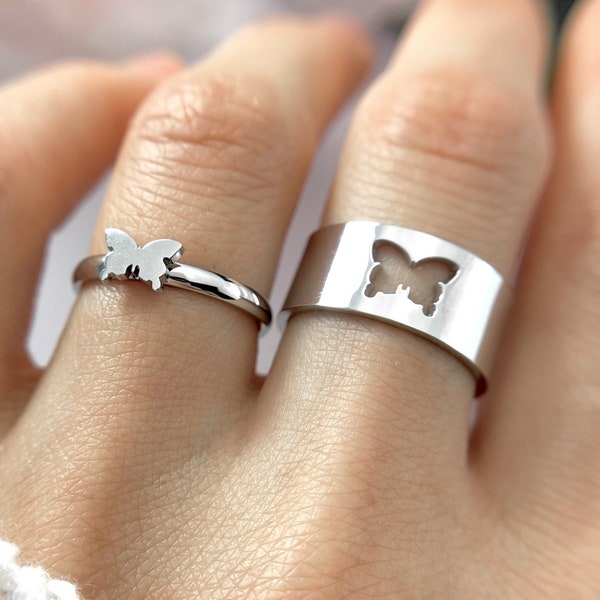 Best Friend Ring Set - Etsy