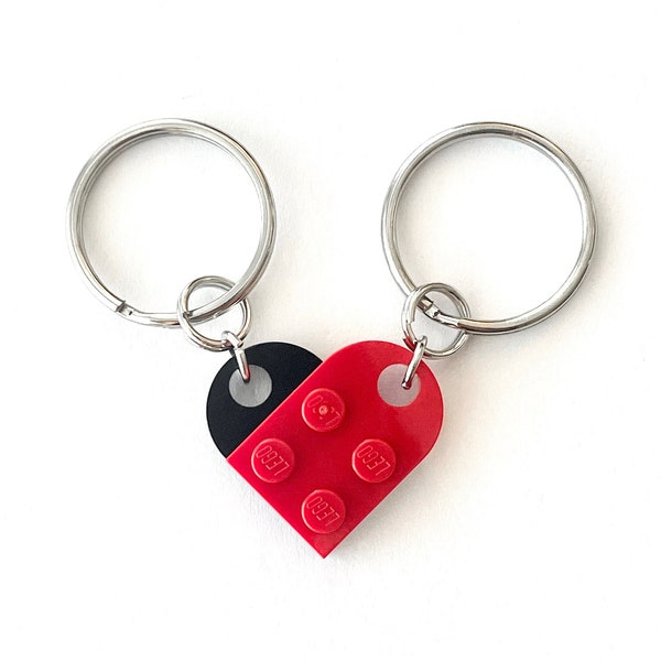 Lego® Heart Keychain - Etsy
