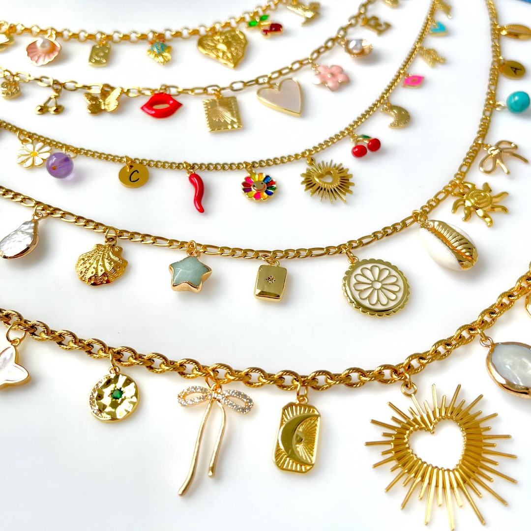 NEW Build Your Own Custom Charm Necklace, Pick Your Charms ...