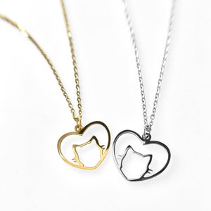 Cat Necklace Best Friends, Matching Couples or Friendship Necklaces ...