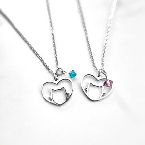 Cat Necklace Best Friends, Matching Couples or Friendship Necklaces ...