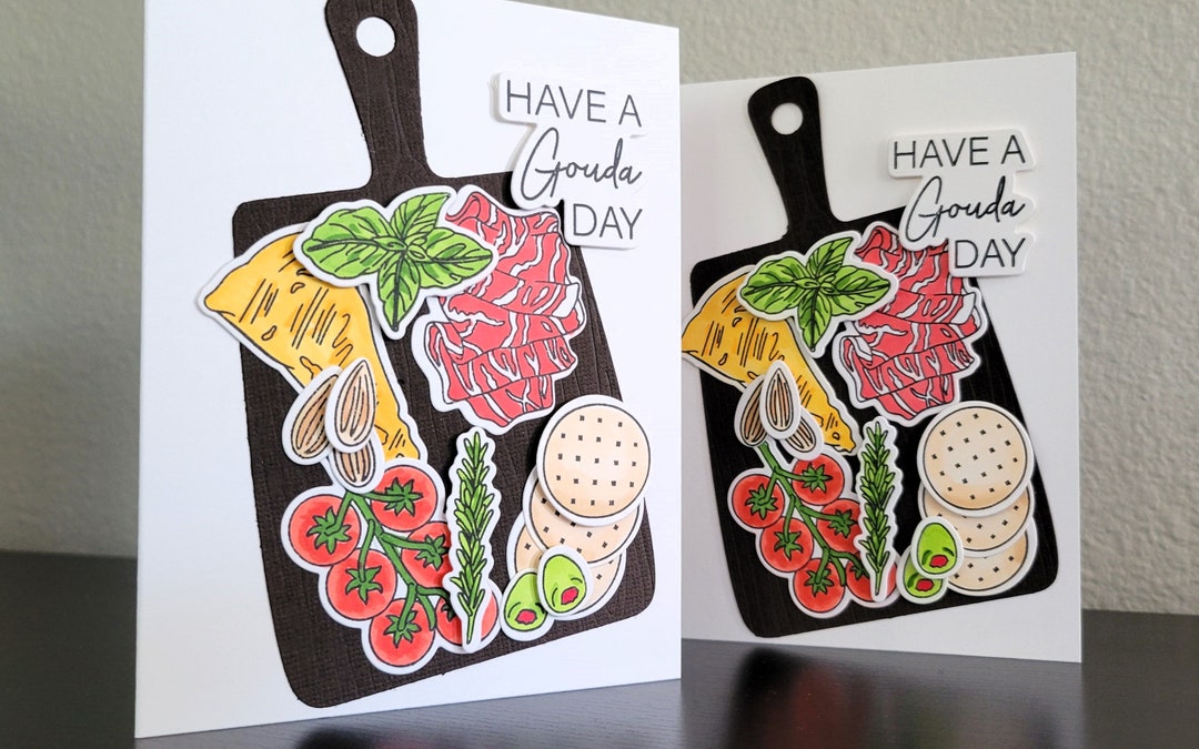 Charcuterie Board Birthday Card, Thank You Card for Hostess, Foodie ...