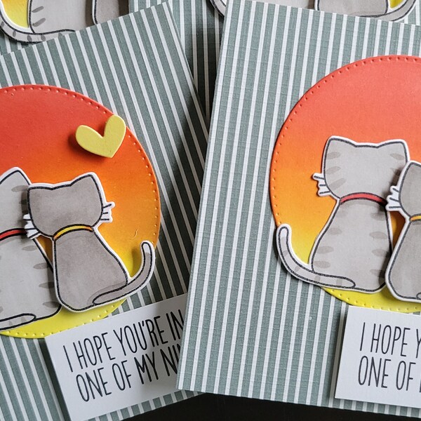 Kitty Cat Card - Etsy