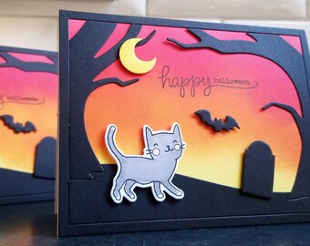 Happy Halloween Card | Etsy