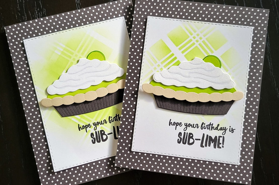Key Lime Pie Birthday Card B-day Greeting Card for Baker - Etsy