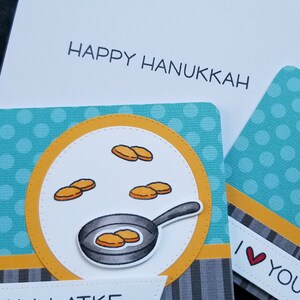 Hanukkah Card I Love You A Latke Card Happy Chanukah Card | Etsy