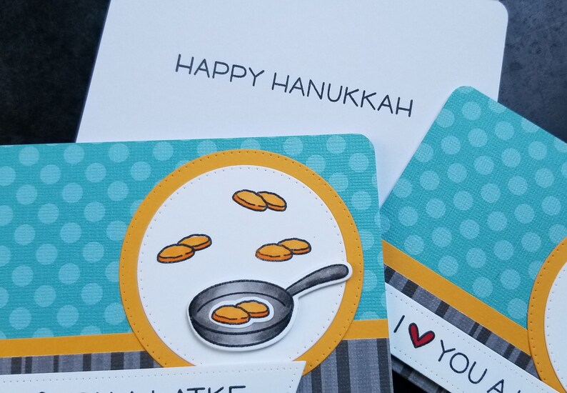 Hanukkah Card I Love You A Latke Card Happy Chanukah Card | Etsy