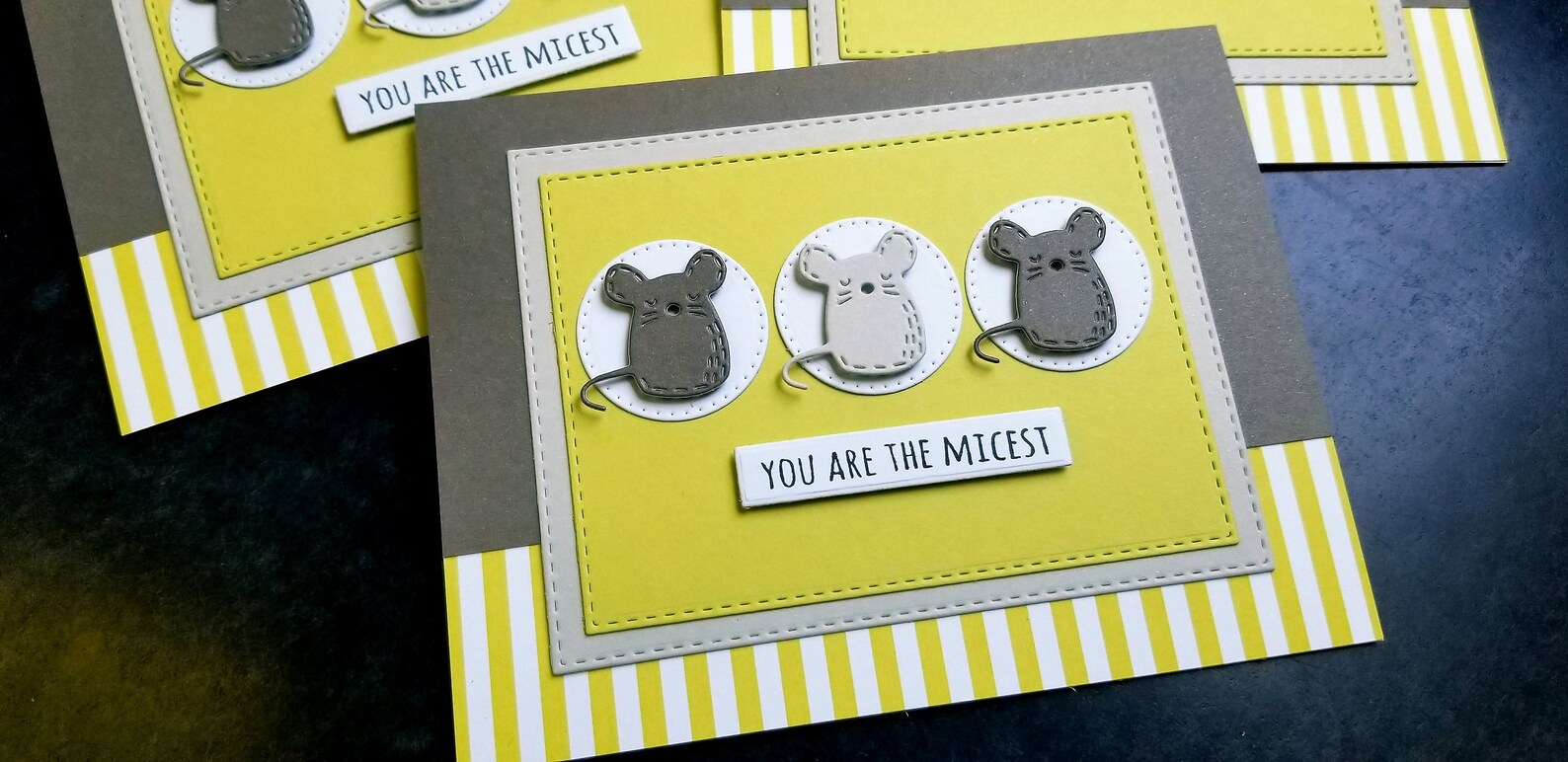 Mouse Thank You Card Mice Birthday Gift You're the - Etsy