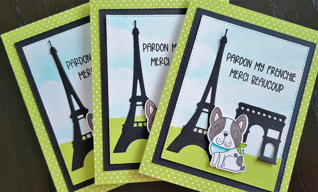 French Bulldog Thank You Card, Frenchie Gift, Pet Sitter Card, Dog ...