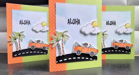 Aloha Card Summer Birthday Card Hawaii Lover Gift Any - Etsy