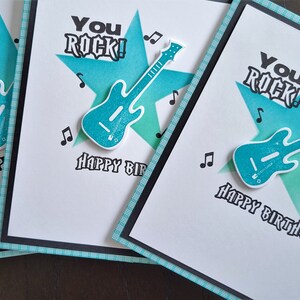 Musician Birthday Card, You Rock Greeting Cards for Men, Gifts for ...