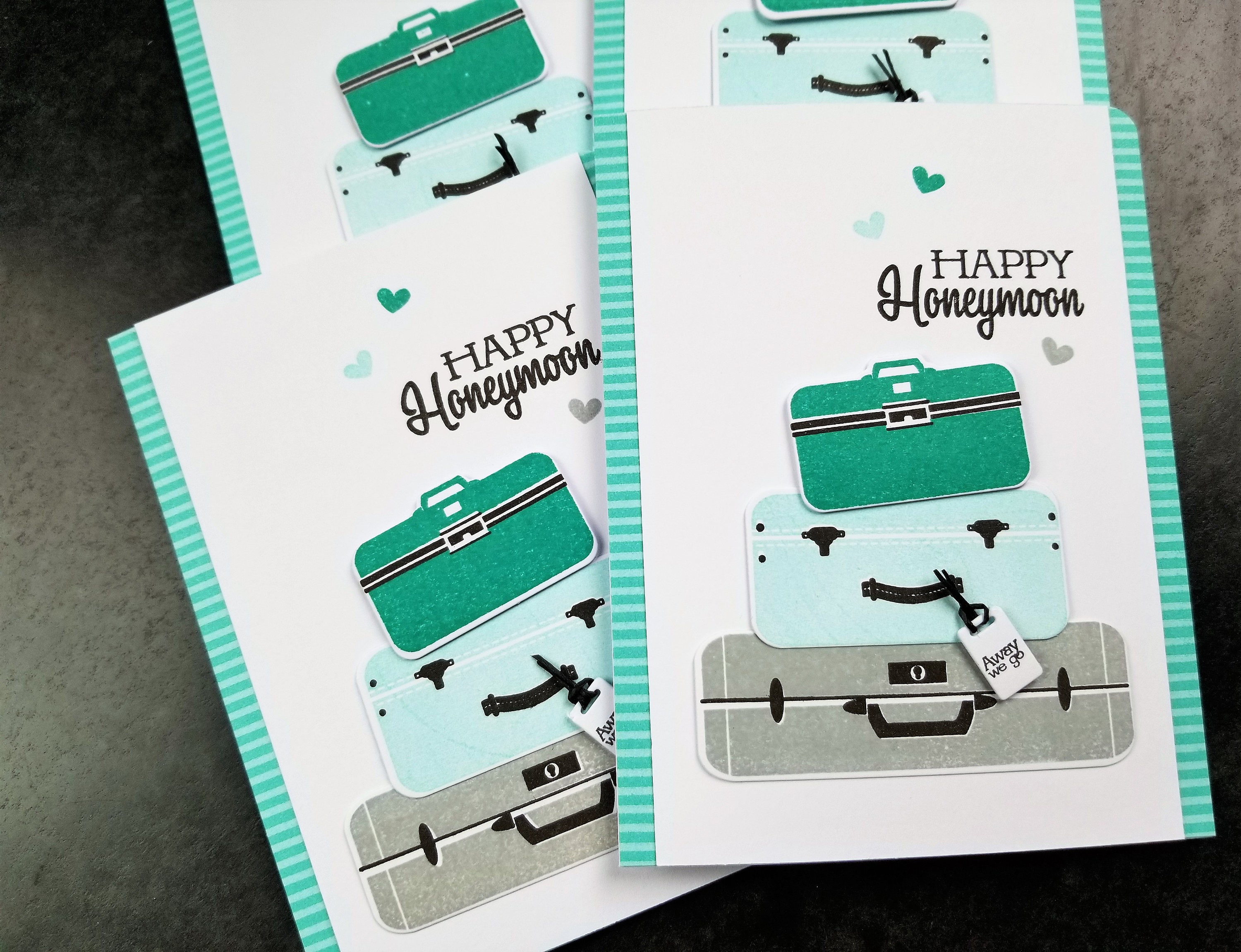 Wedding Card Honeymoon Gift Happy Honeymoon Card Bon Voyage - Etsy