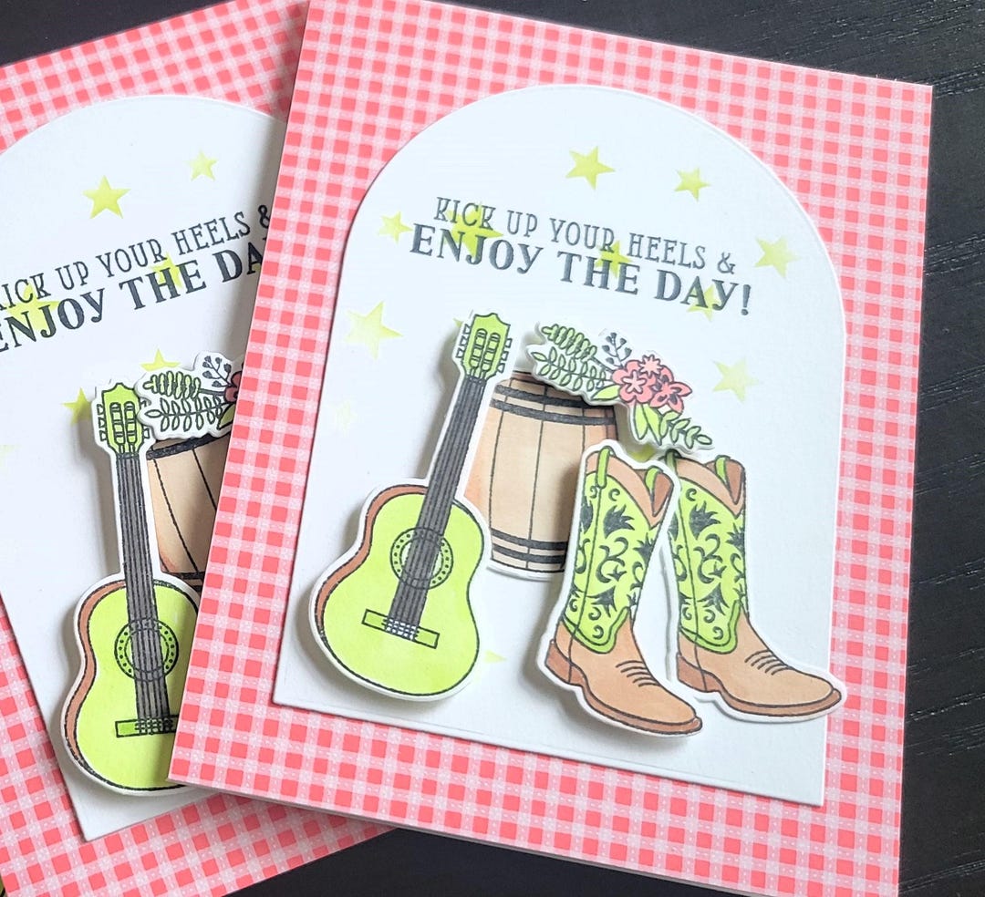 Birthday Card for Cowgirl, Country Girl Greeting Card, Line Dancing ...