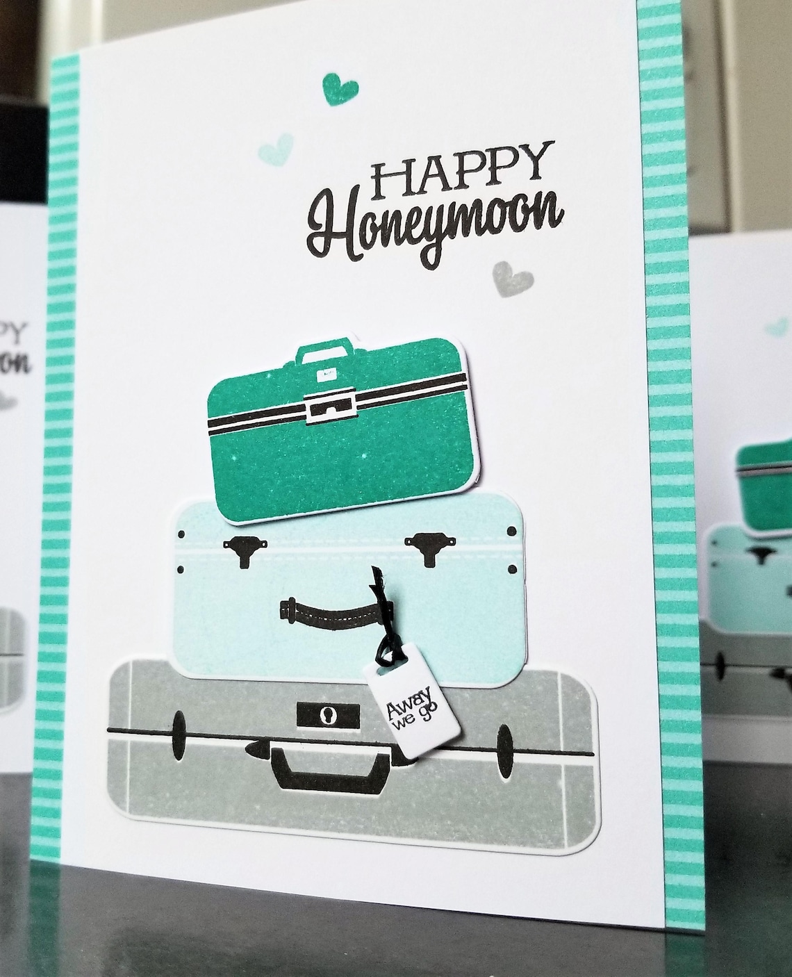 Wedding Card Honeymoon Gift Happy Honeymoon Card Bon Voyage - Etsy