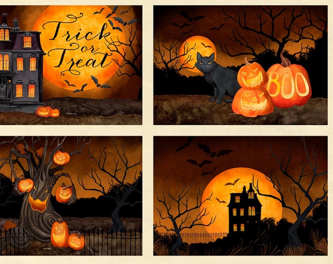 Haunted Nights Halloween Placemat Panel by Danielle Leone From ...