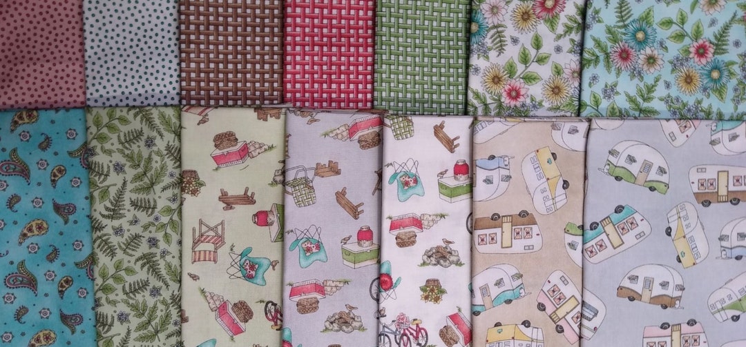 14 Fat Quarters Roam Sweet Home by Kris Lammers From Maywood Studio ...