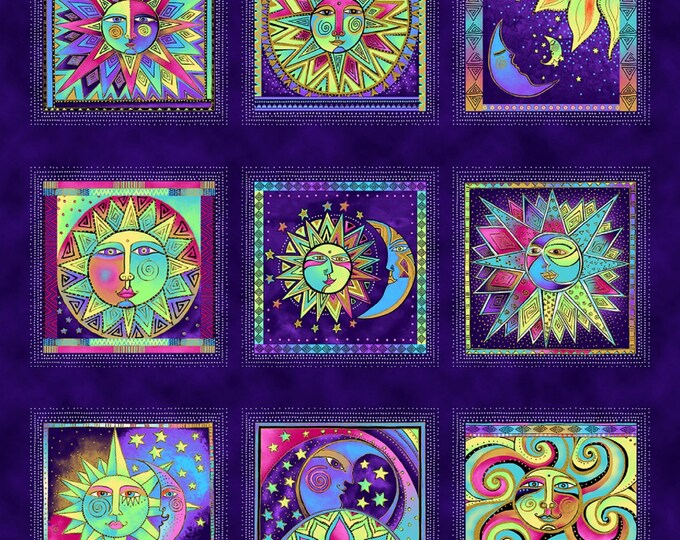 Celestial Magic Panel by Laurel Burch From Clothworks 100% Cotton Quilt ...