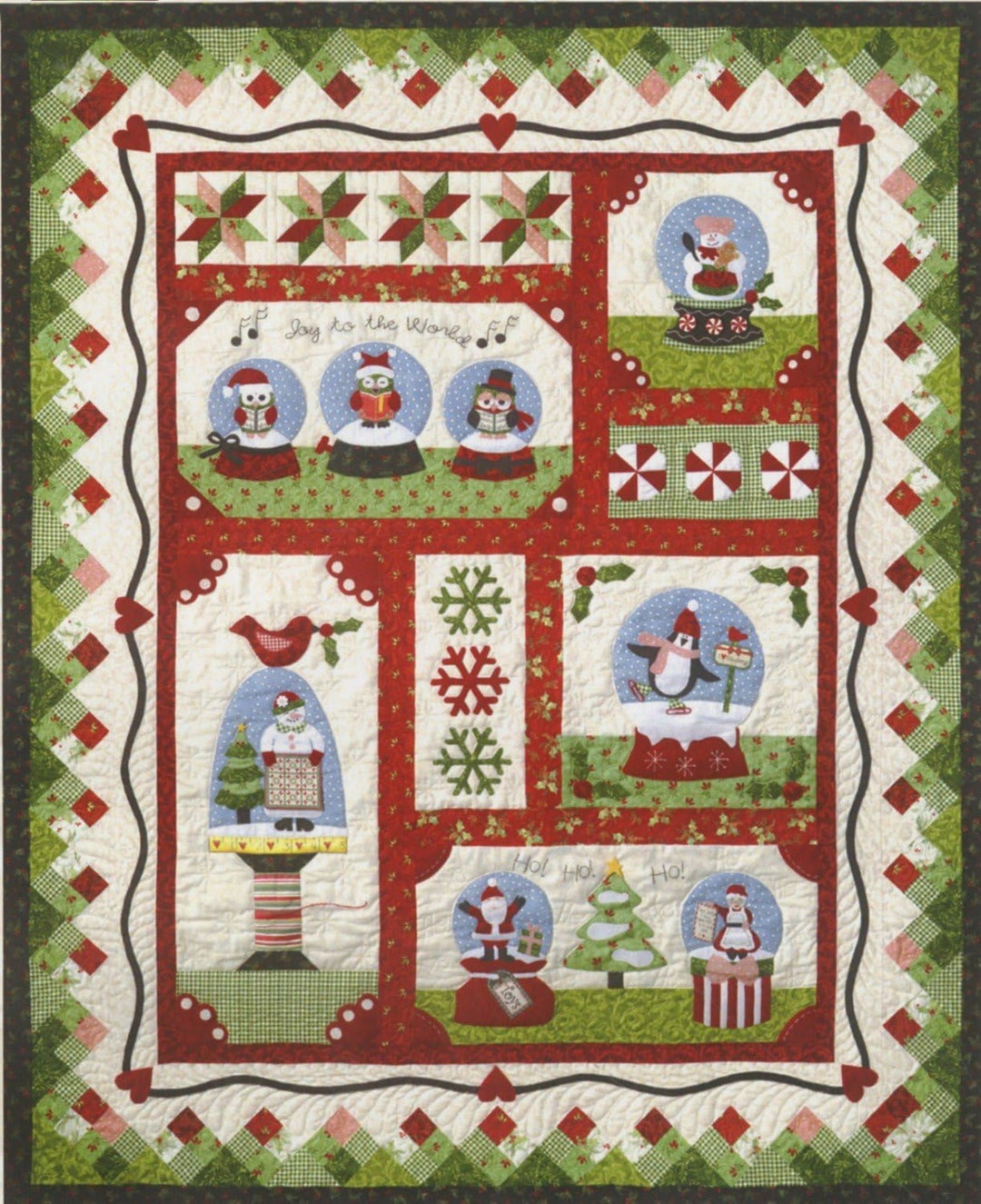 Snow Globe Village Quilt Patterns & Accessory Pack by the Quilt Company ...