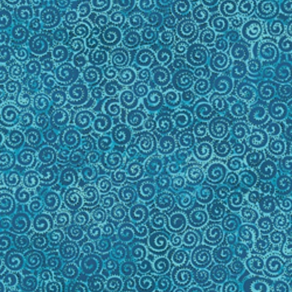 Blue Swirl Fabric - Etsy