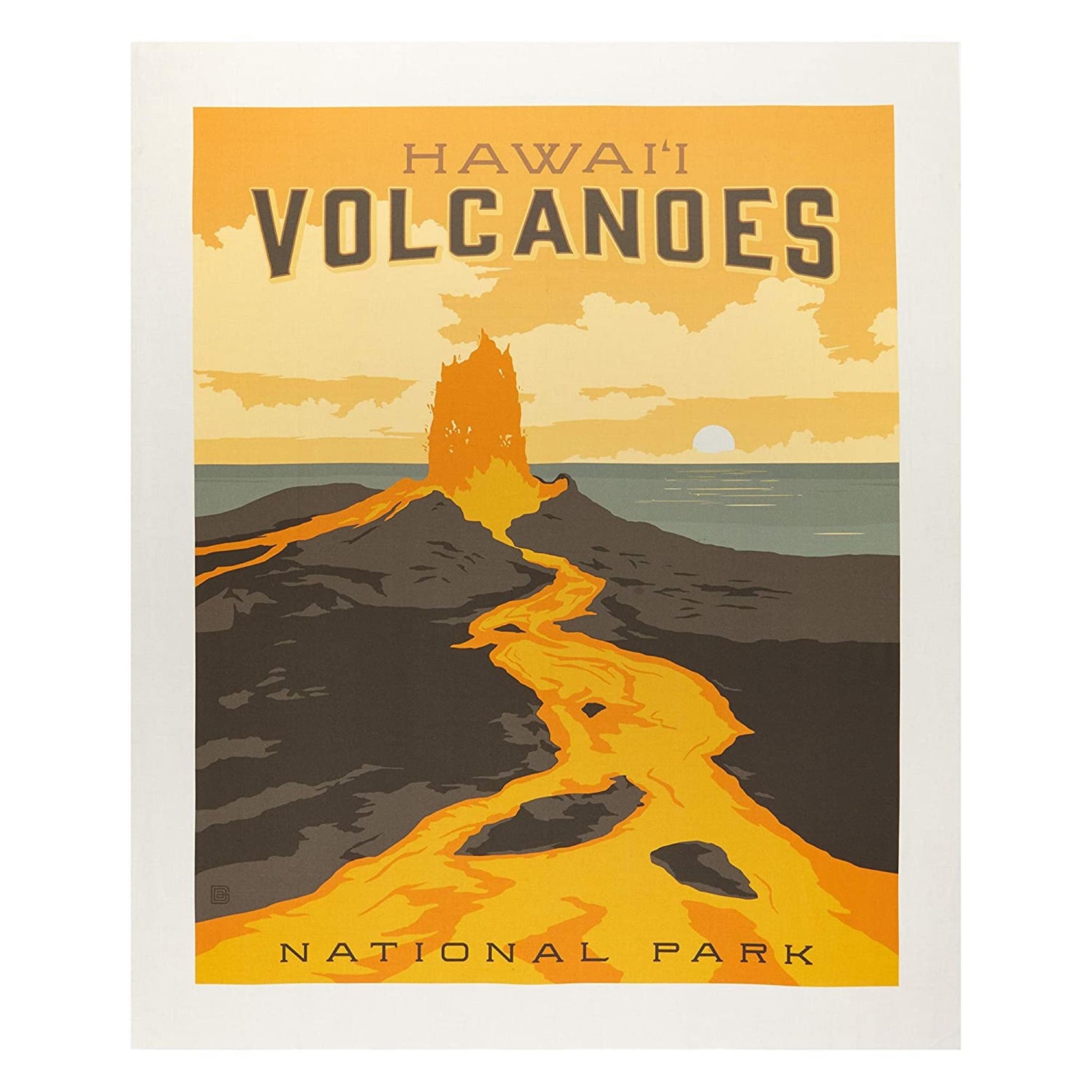 Hawaii Volcanoes National Park Fabric Panel by Anderson Design Group ...