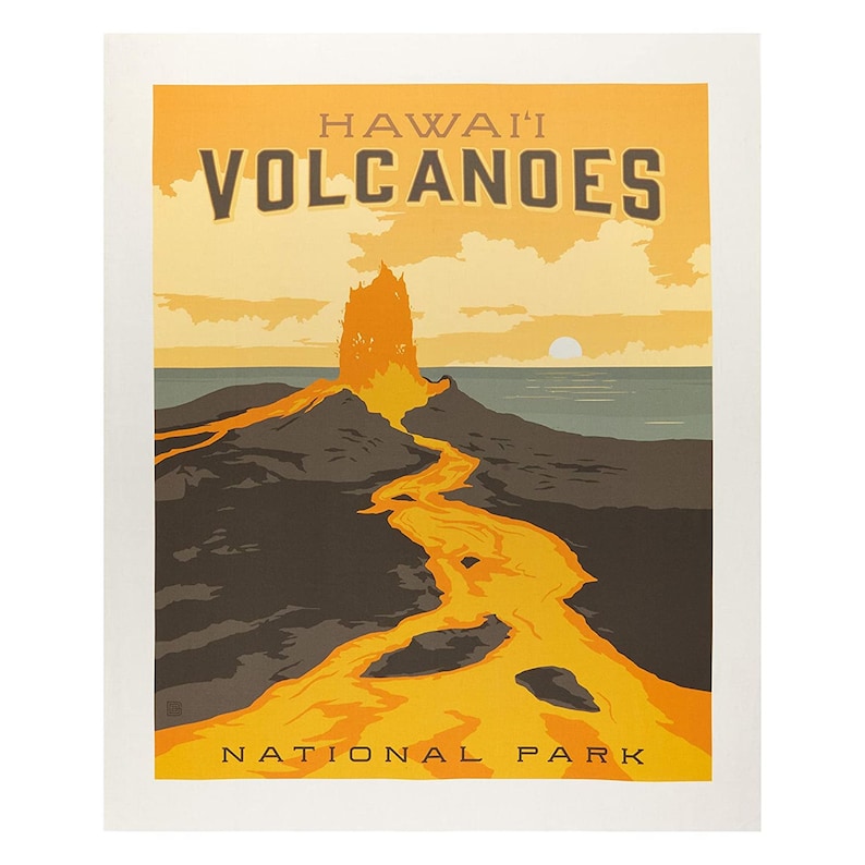 Hawaii Volcanoes National Park Fabric Panel by Anderson Design Group ...