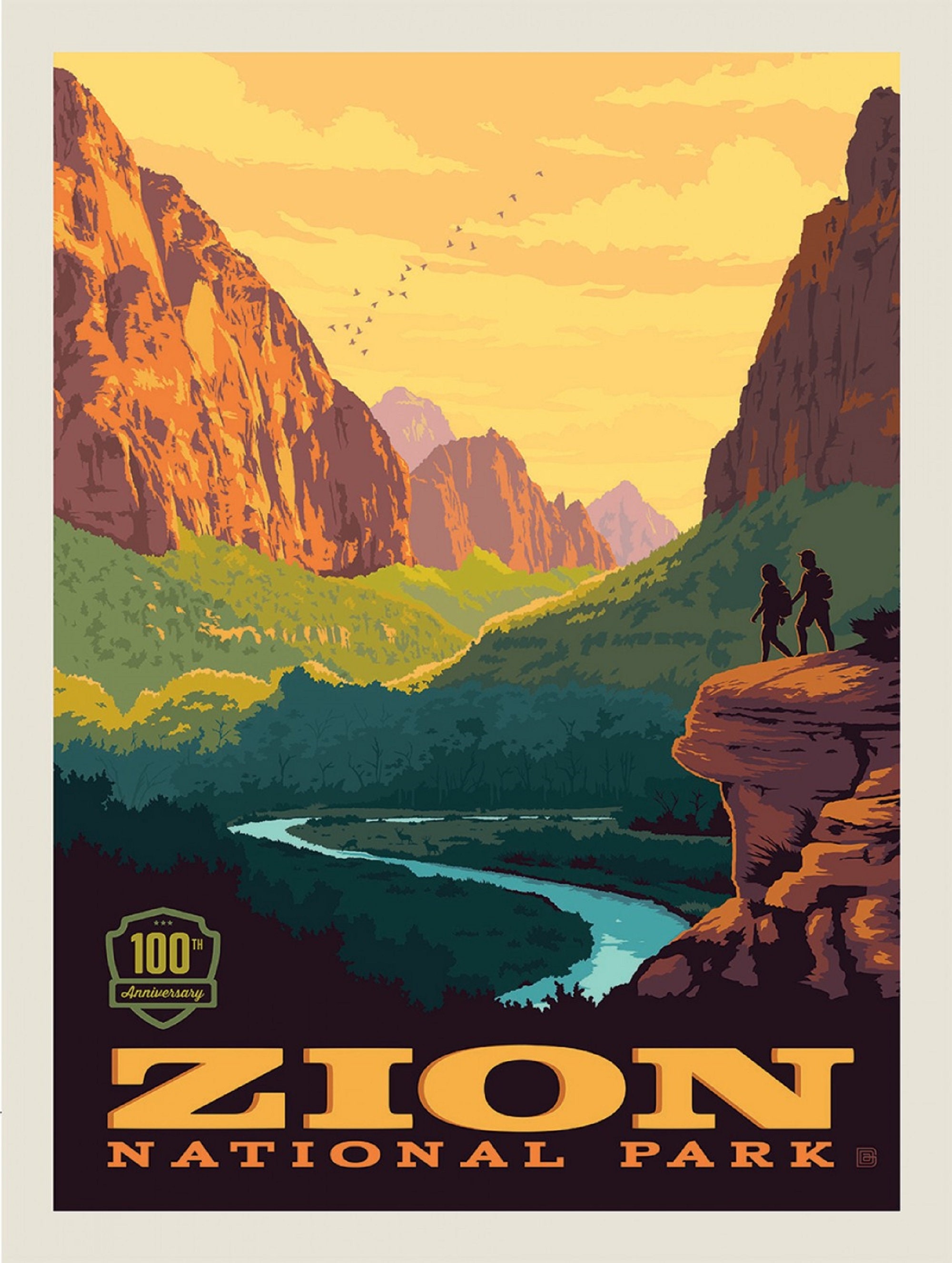 Zion National Park Fabric Panel by Anderson Design Group Collection ...