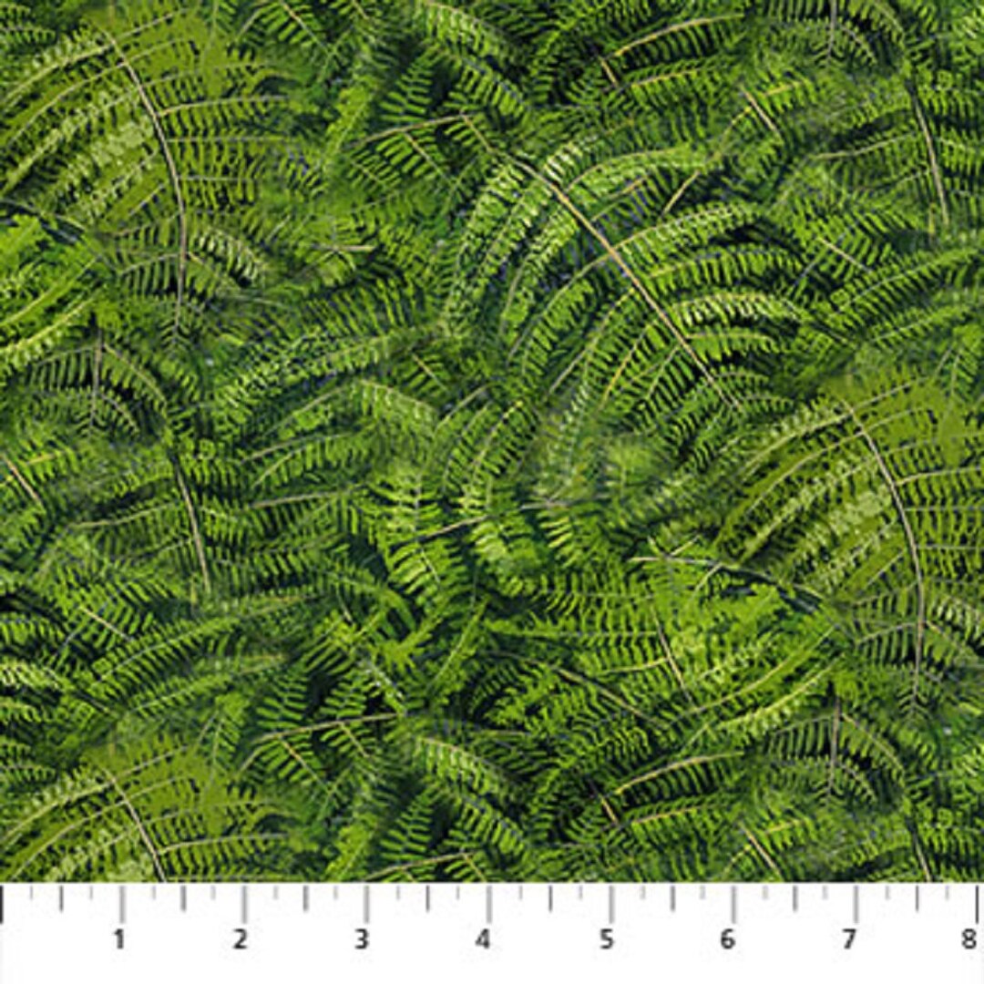 Naturescapes Fern by Deborah Edwards From Northcott Cotton Quilt Fabric ...