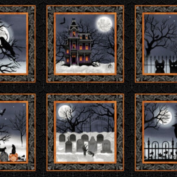 Halloween Quilt Panels - Etsy
