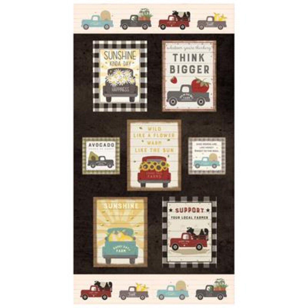 Happy Day Farm by Dan Dipaolo From Clothworks 100% Cotton Quilt Fabric ...