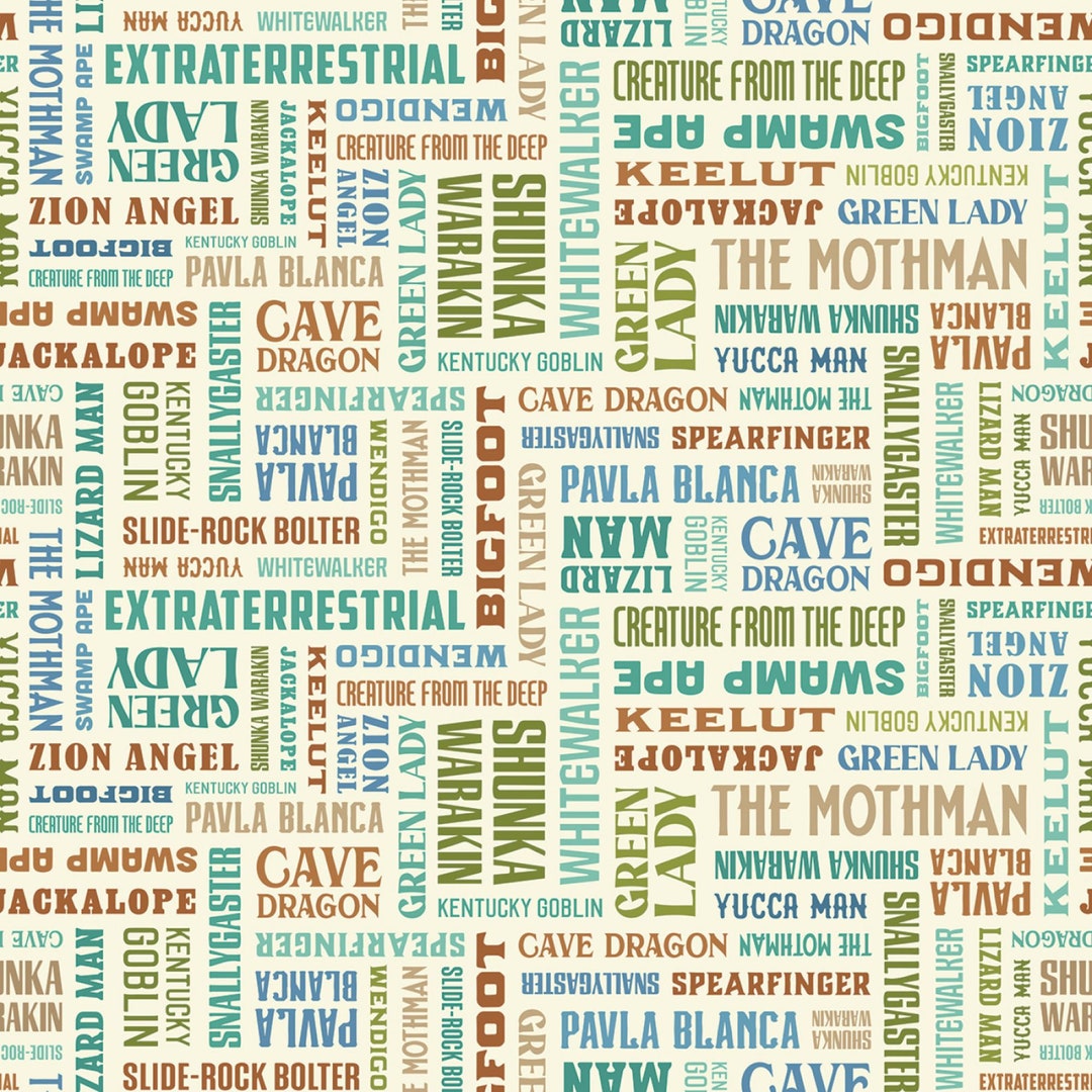 Legends of the National Parks Words Cream by Anderson Design Group ...
