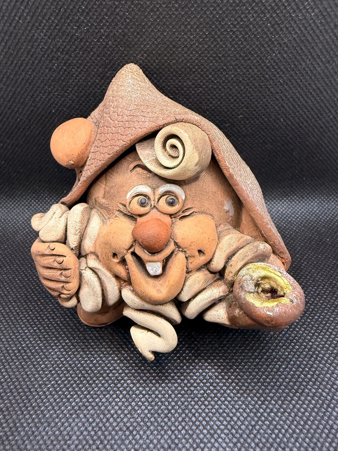 Vintage Baltic Ceramic Troll With Pipe – 1980s Handcrafted Gnome ...