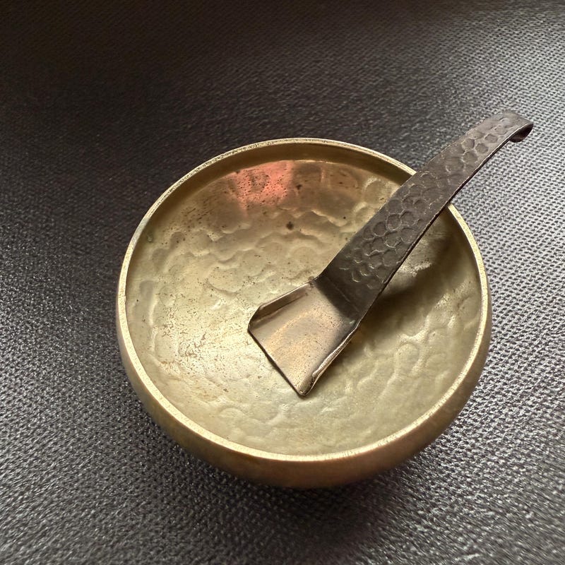 Brass Salt Spoon - Etsy