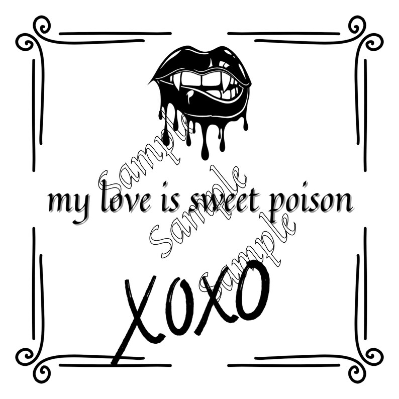 Ghoulie Girl Co Goth Sticker Bundle, Black & White (digital Download ...
