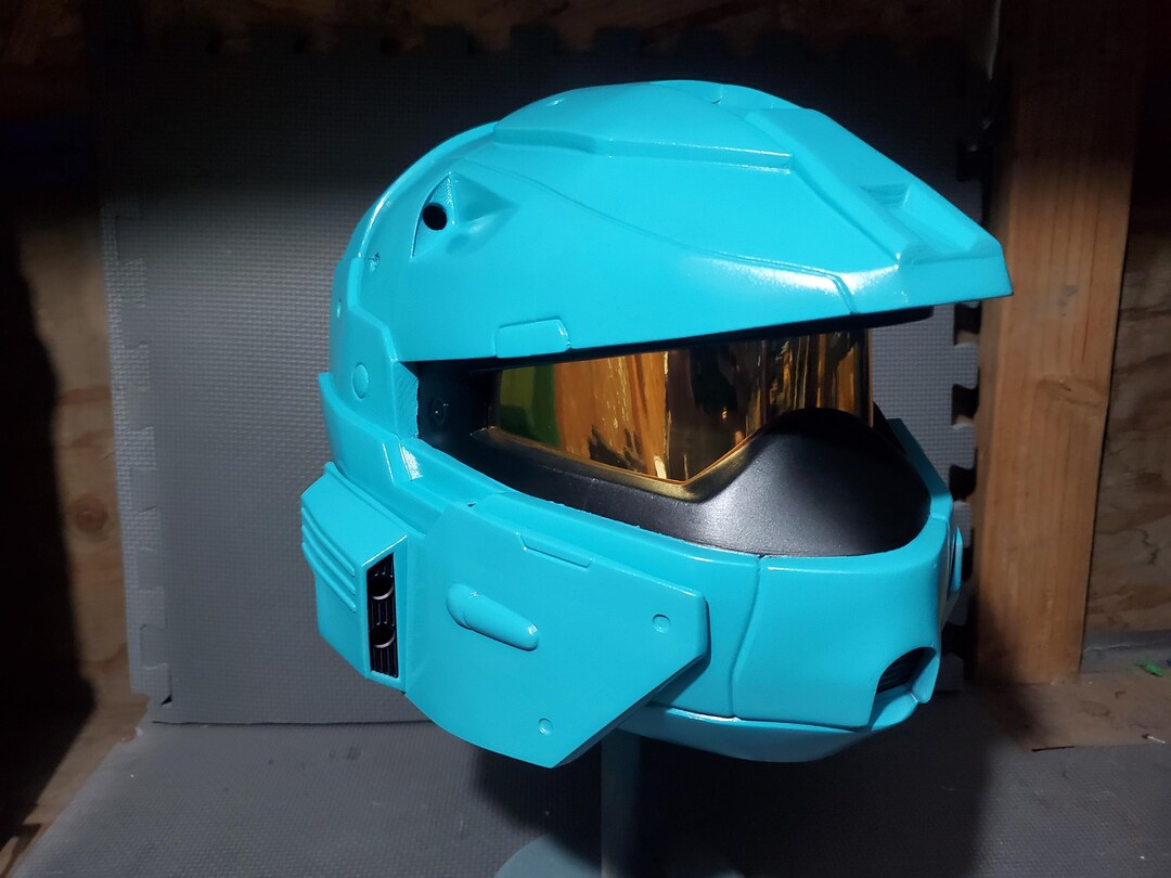 Halo 3 Rogue Helmet Aqua - Etsy