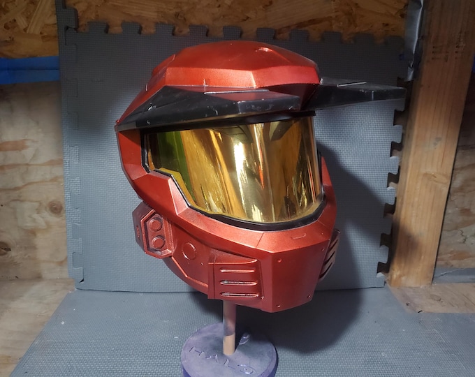 Halo MK V Helmet Red - Etsy