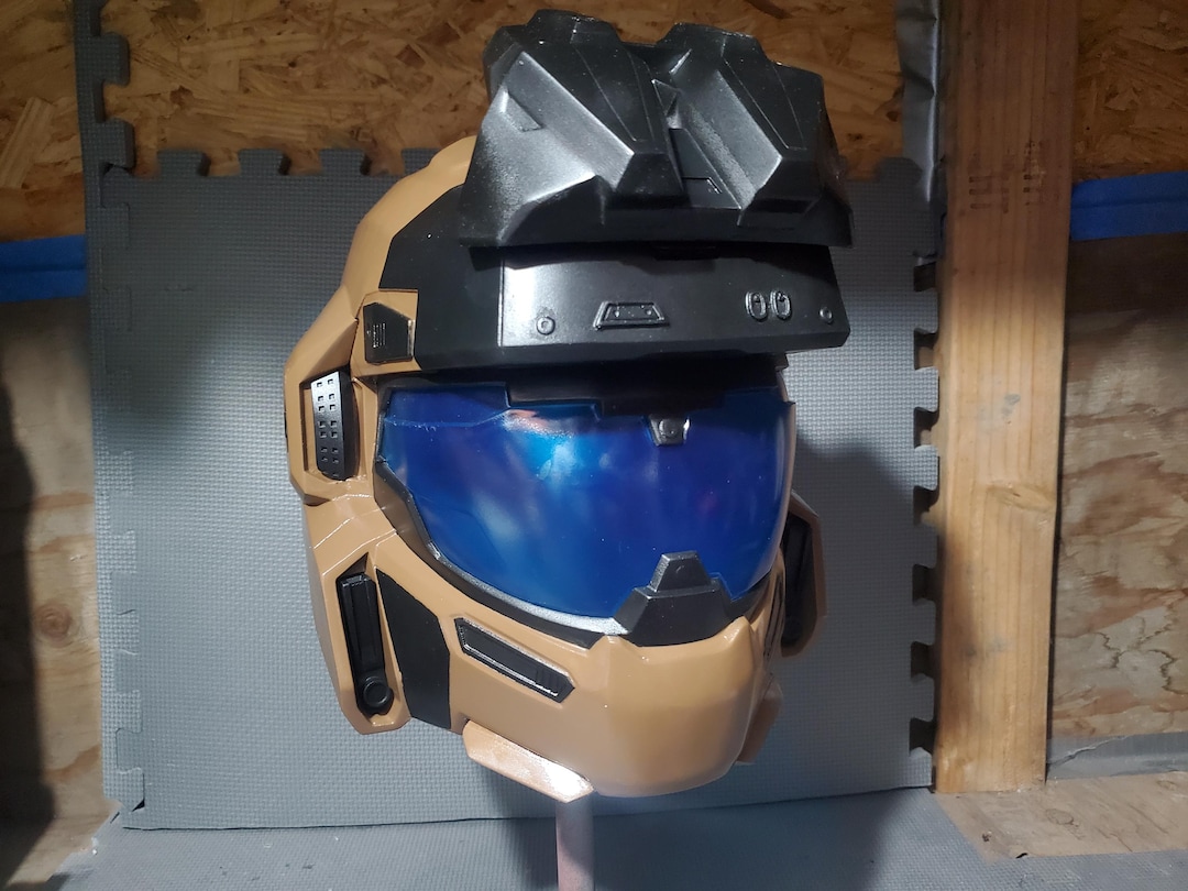 Halo Reach Grenadier Helmet Brown - Etsy