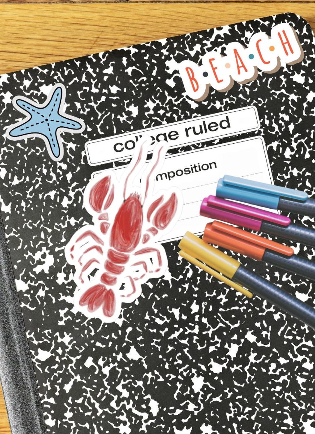 Watercolor Lobster Sticker, Seafood Lover Decal - Etsy