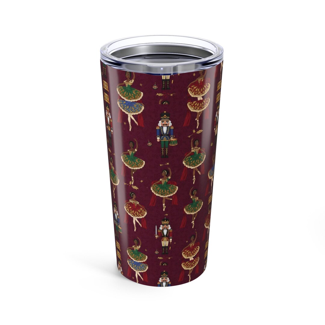 Nutcracker Inspired Tumbler 20oz, Christmas Travel Mug, Holiday ...
