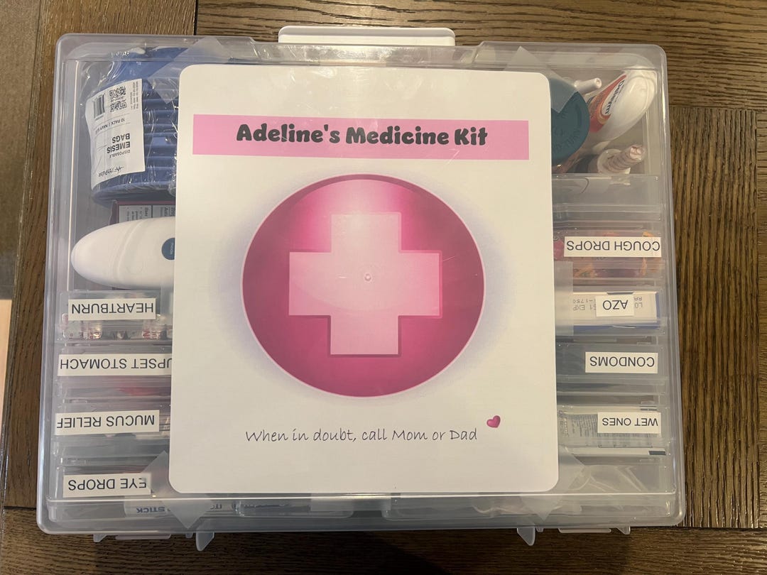 All‑in‑one College Medicine Kit — Your First‑aid Hero on Campus - Etsy