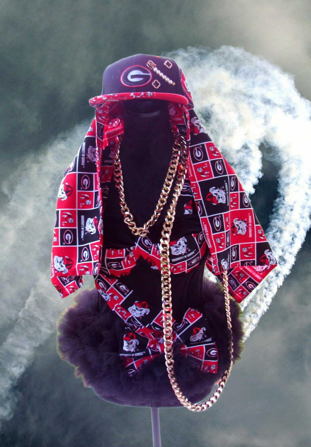 Pageant Football Fan Wear. Georgia Bulldogs Football Corset Outfit With ...