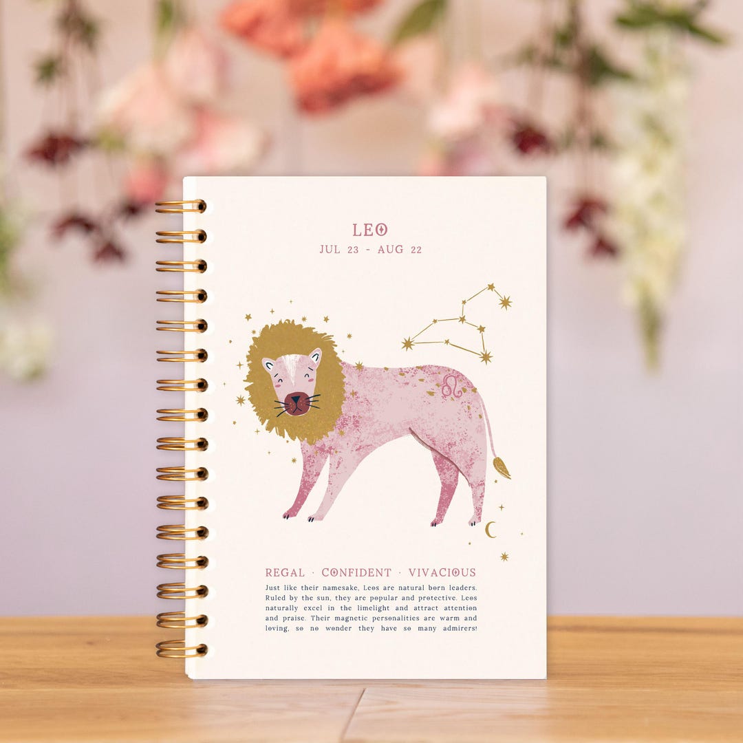 Leo Notebook Style Leo Journal | Leo Gift for a Leo Birthday | Leo ...