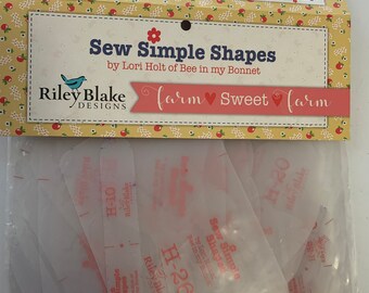 Autumn Love Sew Simple Shapes Template Set by Lori Holt - Etsy