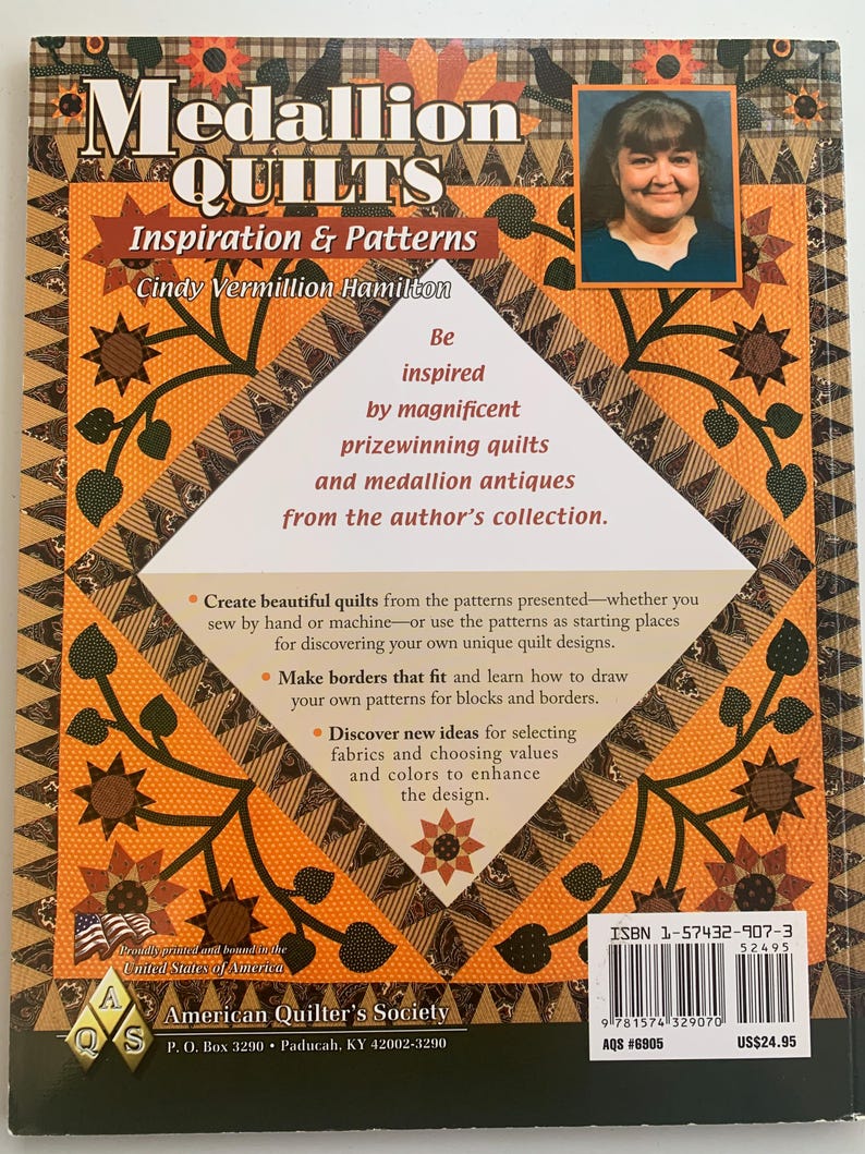 Medallion Quilts Inspiration & Patterns By; Cindy Vermillion Hamilton ...