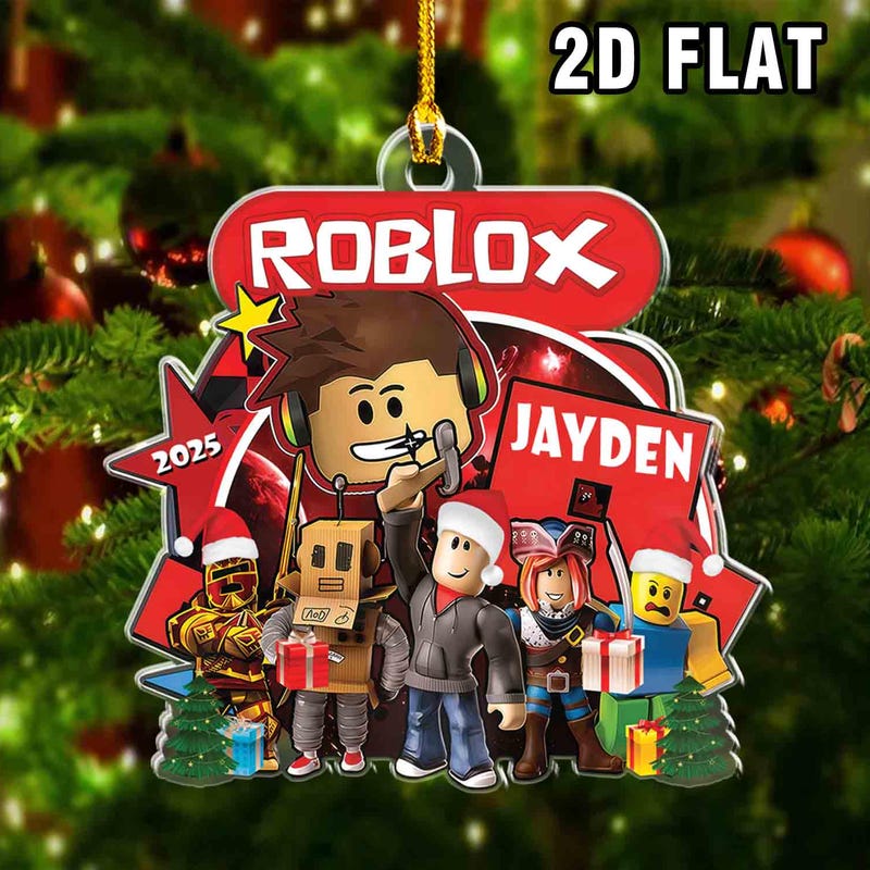 Roblox Christmas Ornament - Etsy
